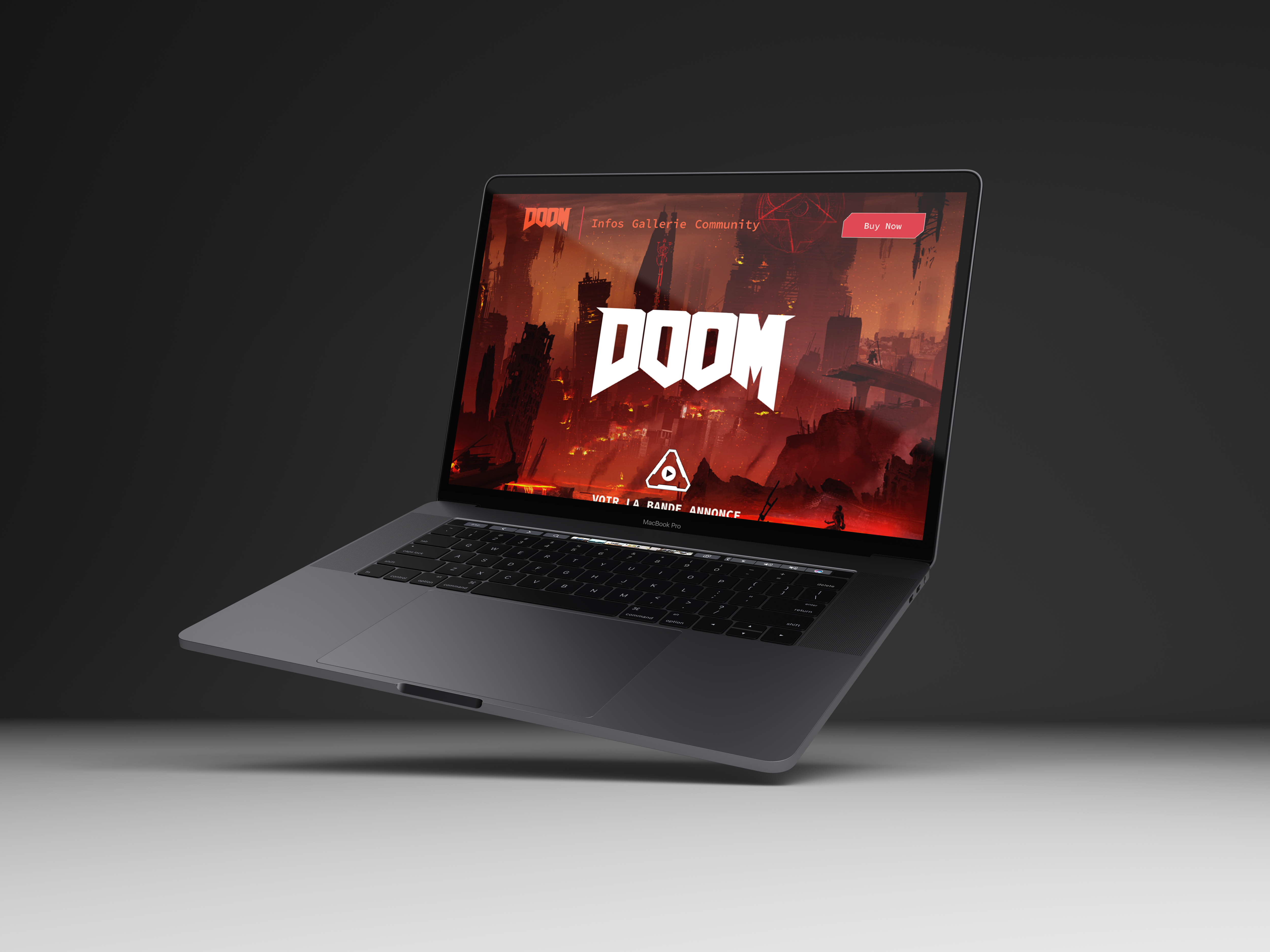 Doom - Landing page